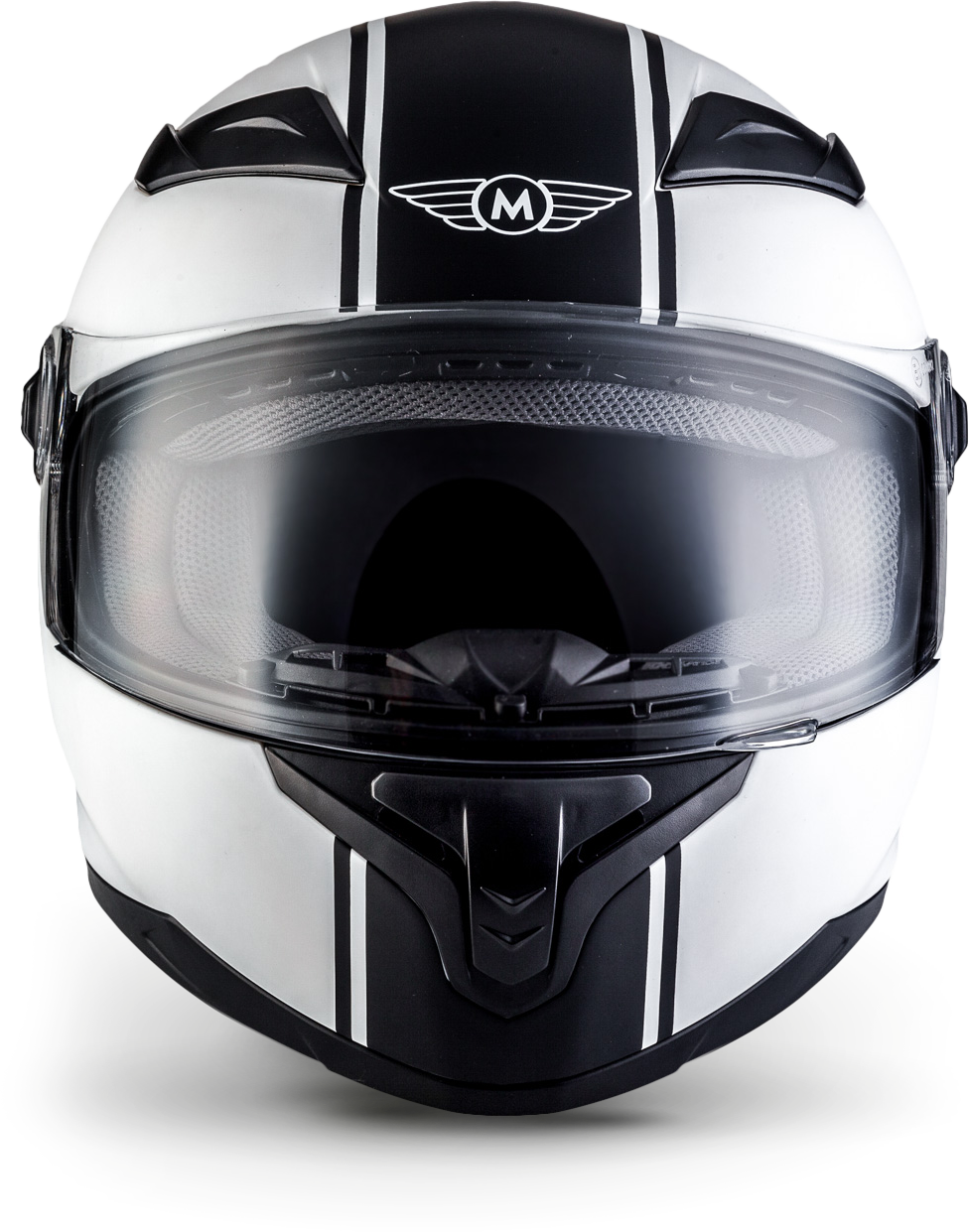 X86 „Racing Matt White“ Integralhelm – MOTO Helmets®
